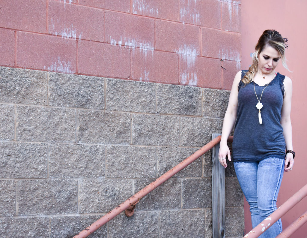 What to Wear Under a Lace Back Top • COVET by tricia