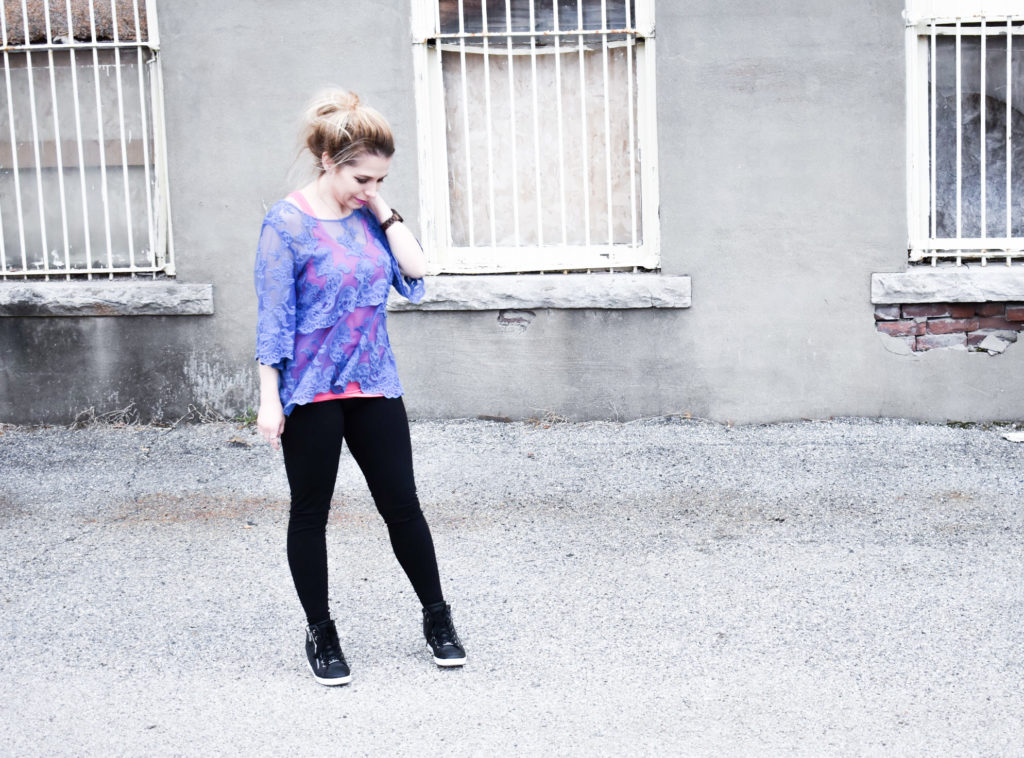 How to Style a Sheer Top [Lace Blouse Style Tips] • COVET by tricia