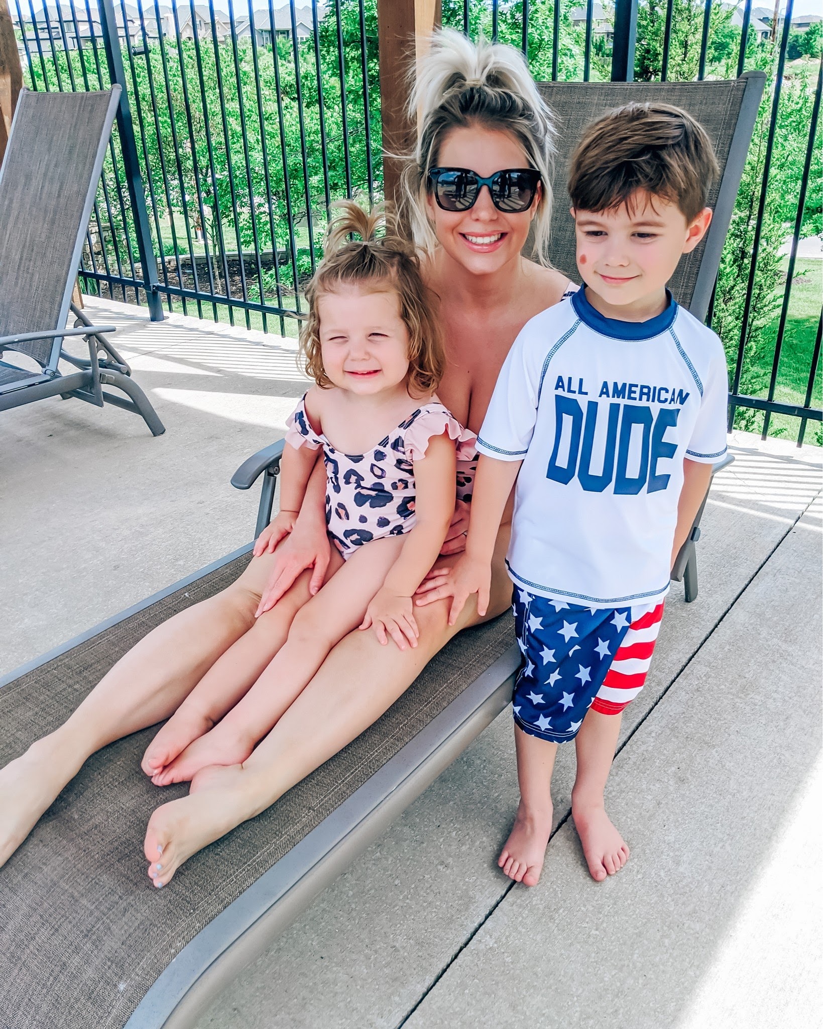 Mom and Kids at Pool • COVET by tricia