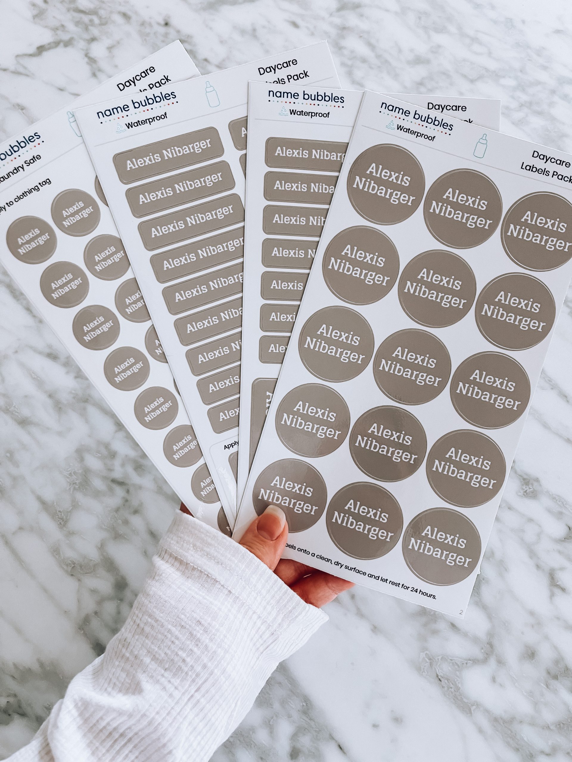 The Best Daycare Labels - Name Labels for Daycare • COVET by tricia